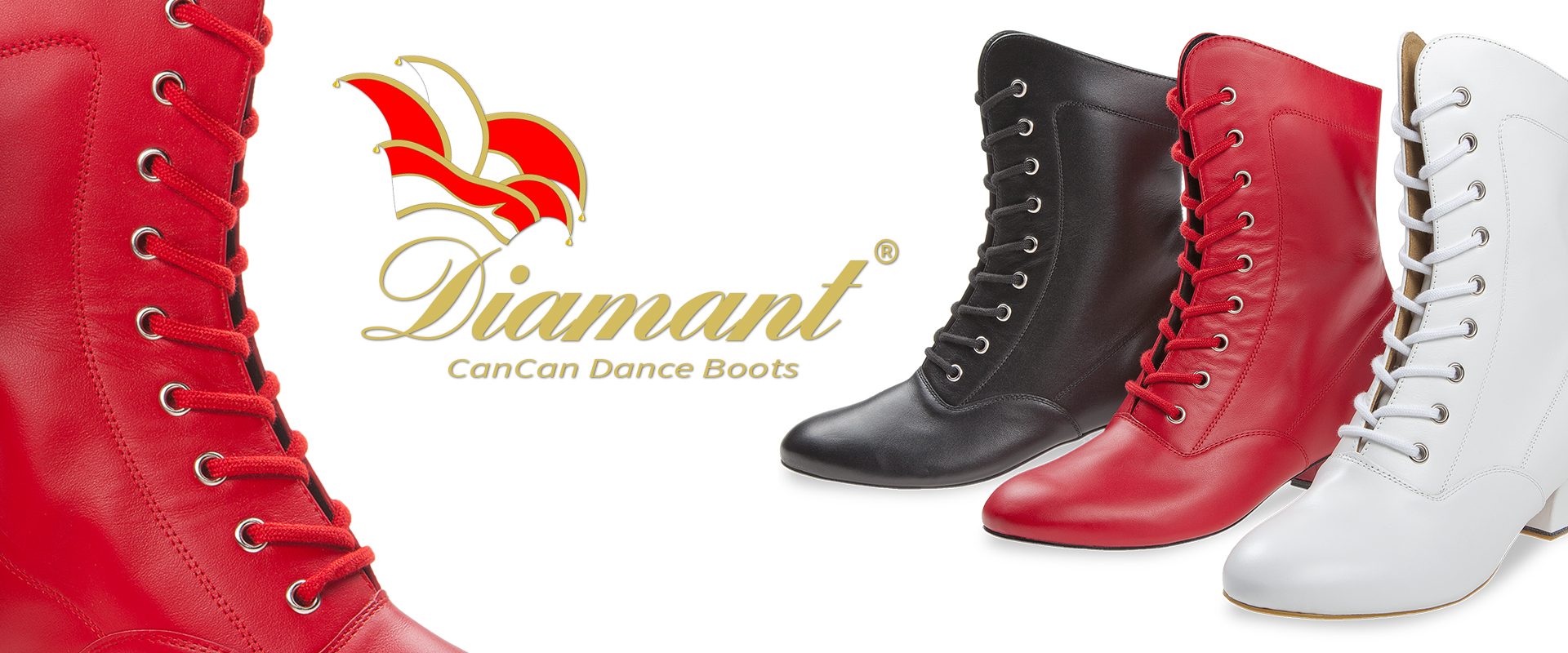 Diamant CanCan Dance Boots with VarioSpin Sole